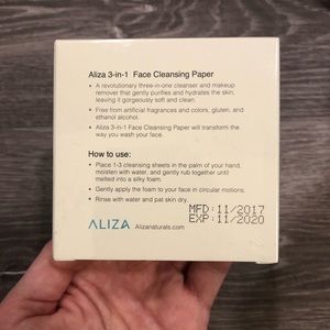 Aliza | Other | Aliza Face Cleaning Paper 5 Sheets Brand New | Poshmark